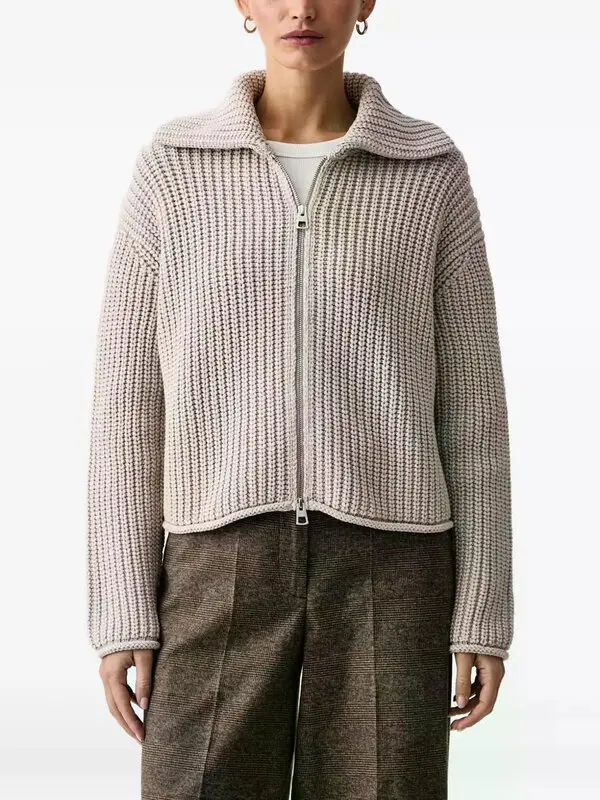 Marc O'polo Chunky-knit Zip-up Cardigan
