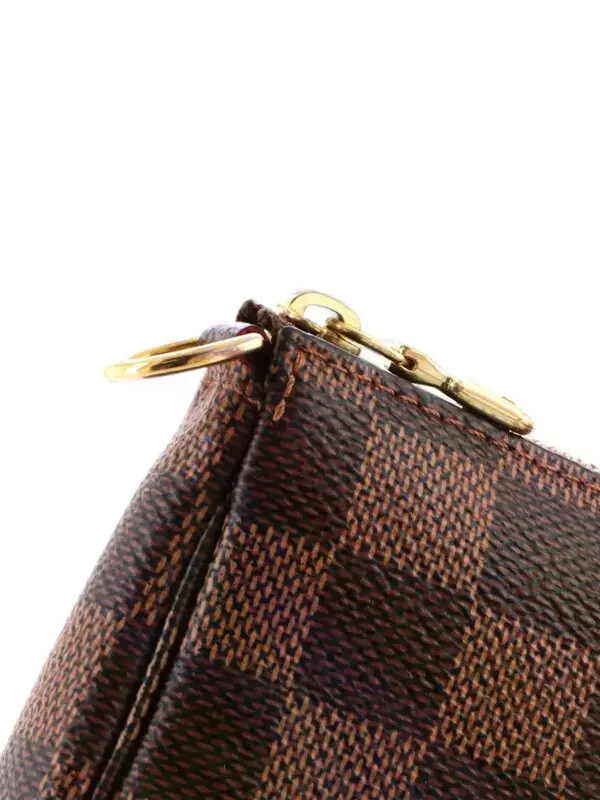 LOUIS VUITTON Pochette Accessoires Damier Mini Clutch Bag