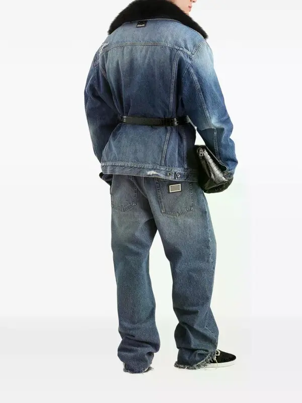 Dolce & Gabbana Oversized Fit Denim Trousers