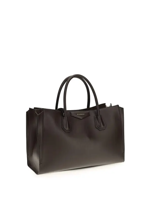 Givenchy Medium Antigona Catchall Glossy Grained Leather Handbag