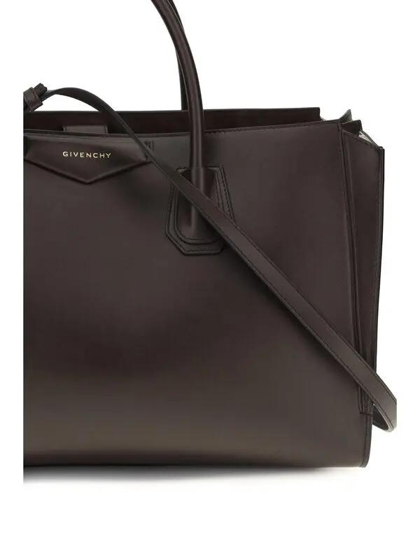 Givenchy Medium Antigona Catchall Glossy Grained Leather Handbag