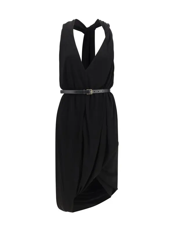 Loewe Draped Viscose Dress