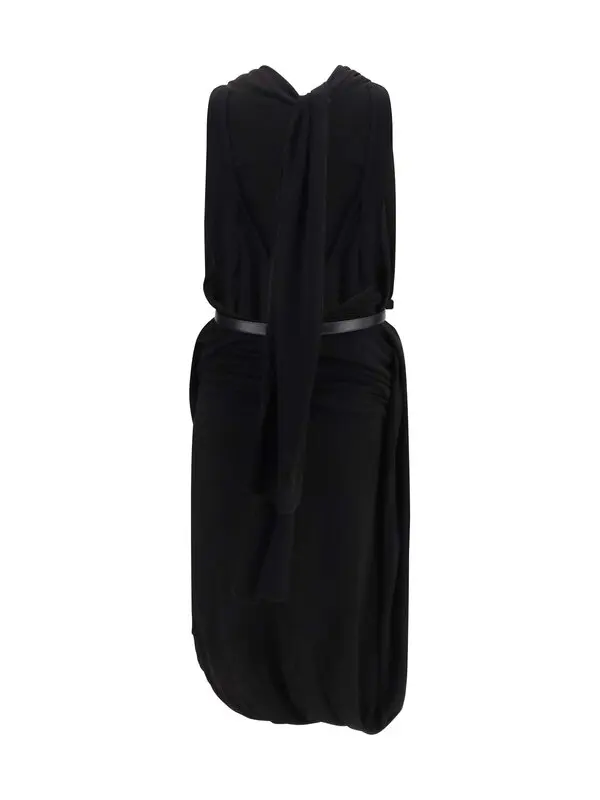 Loewe Draped Viscose Dress