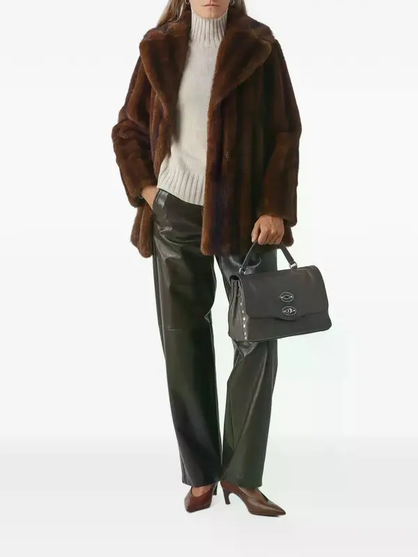 Max Mara Leather Wide-leg Trousers
