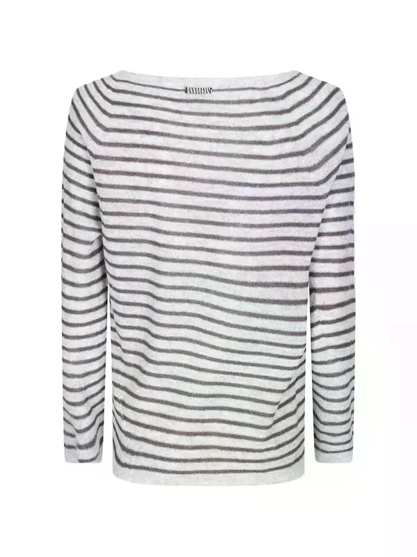 ARCHIVIO B Striped Cashmere Sweater