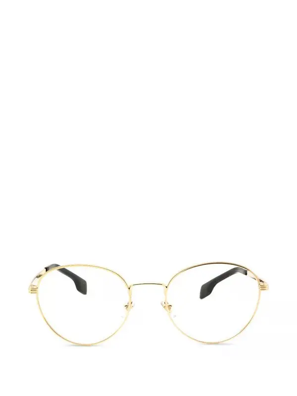 Versace Round Frame Eyeglasses - Gold