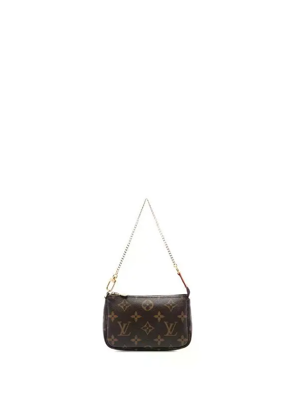 LOUIS VUITTON 2020 Monogram Mini Pochette Accessoires Handbag - Brown