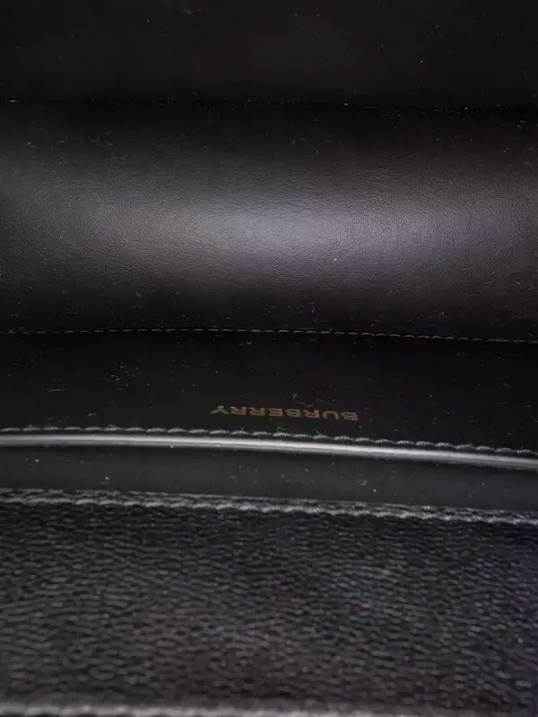 Burberry House Check Canvas & Leather Crossbody Bag - Brown