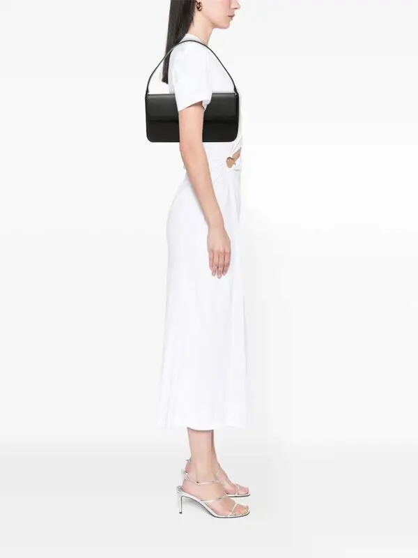 Burberry Leather Flap Shoulder Bag
