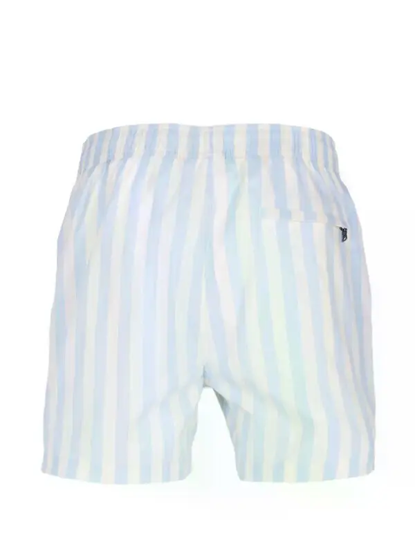 Onia Charles Striped Swim Shorts - Neutrals