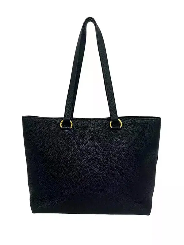 Prada Vitello Daino Embossed Logo Tote Bag