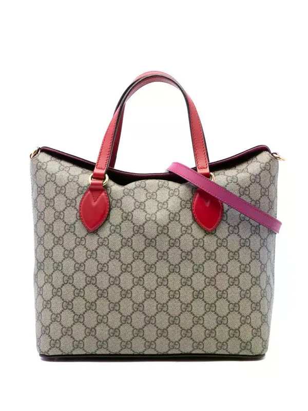 Gucci Gg Supreme Ligne A Fold Over Tote Satchel