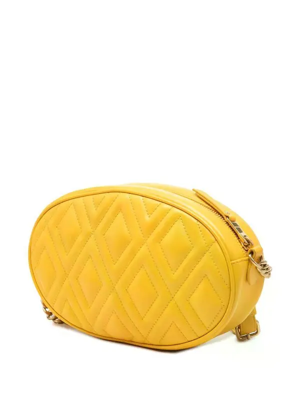Miu Miu 2010-2026 Small Quilted Leather Oval Camera Crossbody Bag
