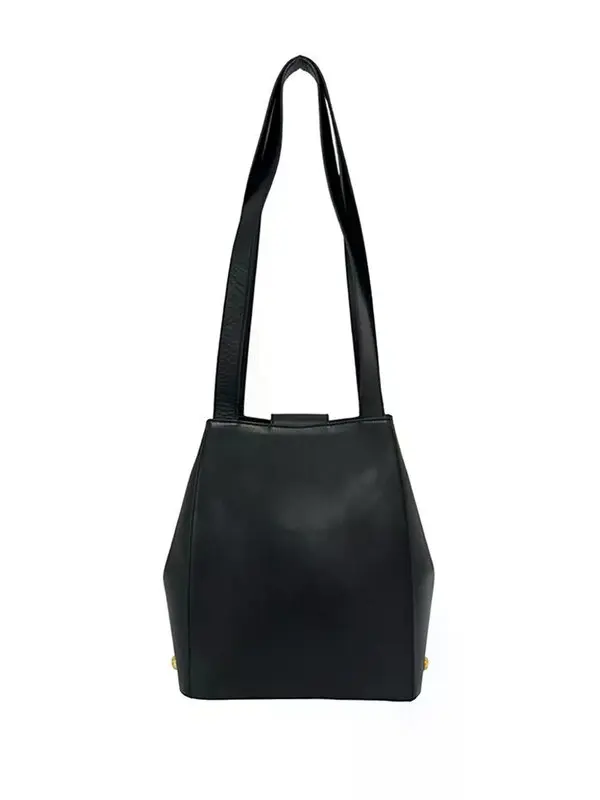 FERRAGAMO Studded Leather Tote Bag