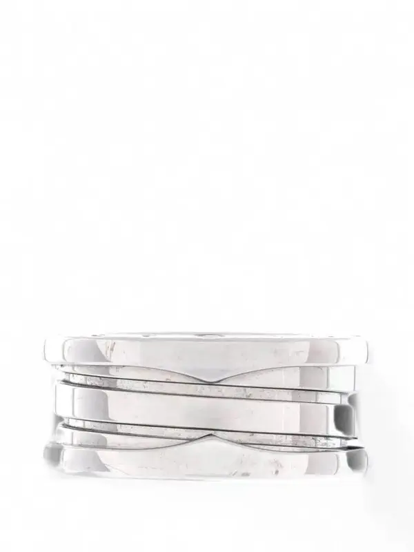BVLGARI B.zero1 Three Band 18k White Gold Ring