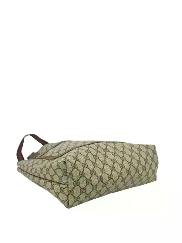 Gucci Gg Supreme Web Tote Bag - Neutrals