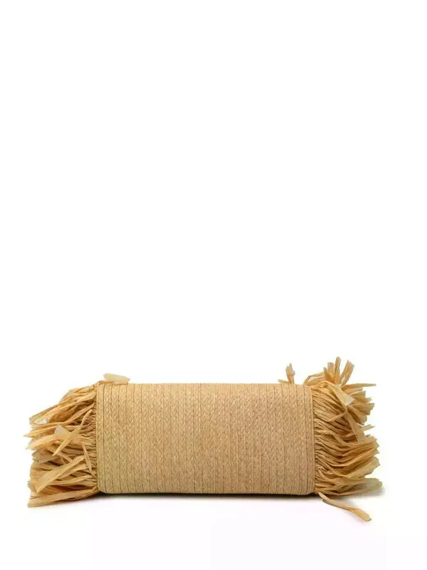 Miu Miu 2010-2026 Raffia Straw Fringe Satchel