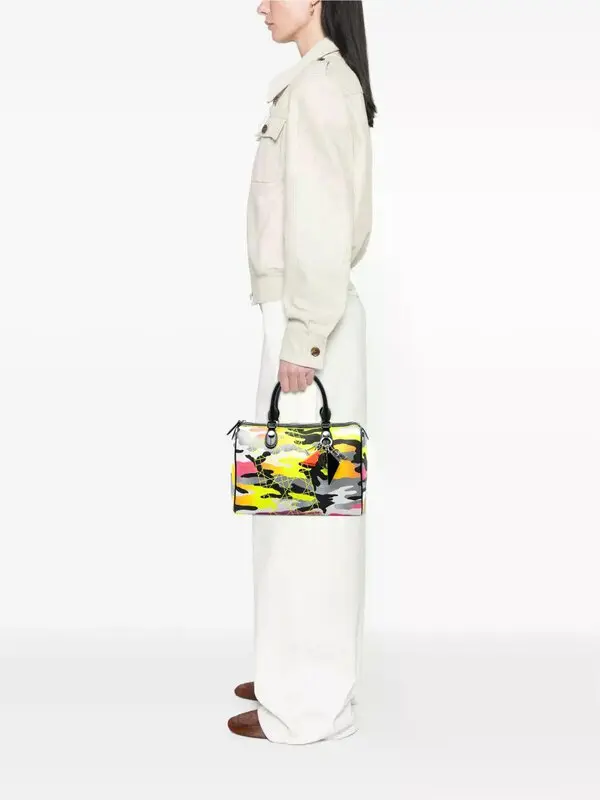 Dior Canvas Camouflage Boston Bag