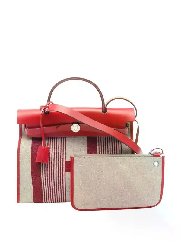 Hermès 2019 Toile H Vibration Herbag Zip 31 Satchel