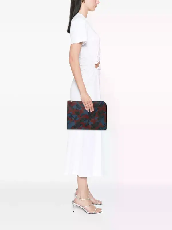 LOUIS VUITTON Damier Cobalt Camouflage Pochette Jour Gm Clutch Bag