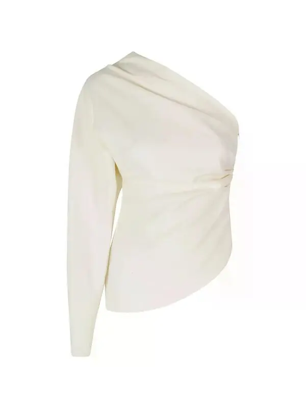 Federica Tosi One-shoulder Draped Blouse