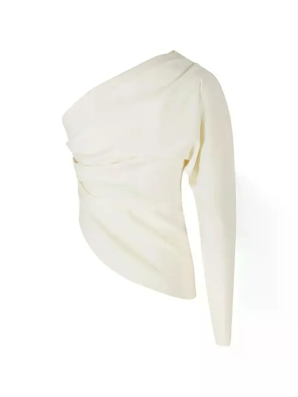 Federica Tosi One-shoulder Draped Blouse