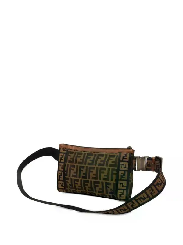Fendi 2000-2010 Zucca Canvas Belt Bag