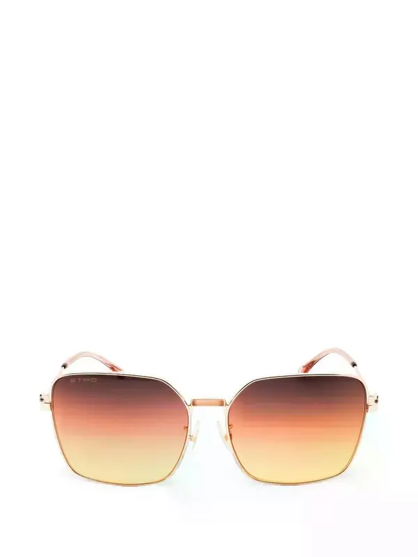Etro Square Frame Sunglasses - Gold