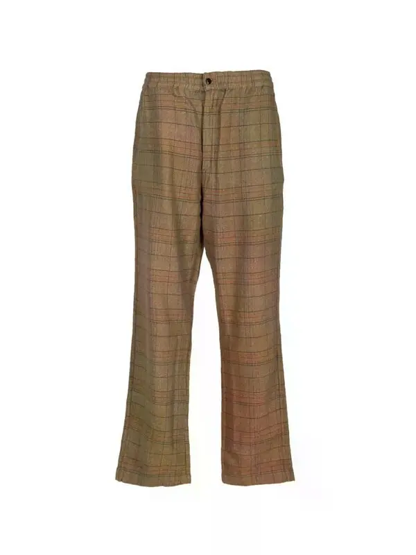 ORIGINAL MADRAS TRADING COMPANY Check-pattern Trousers