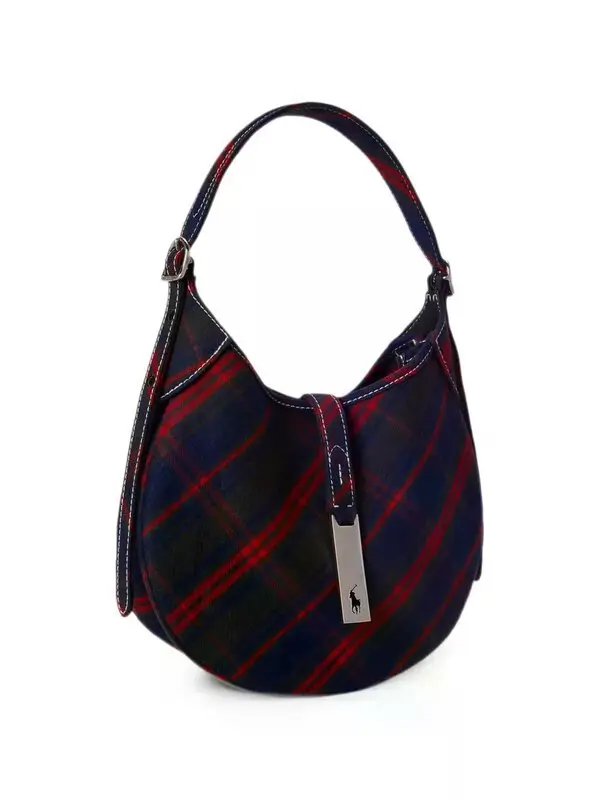 Polo Ralph Lauren Small Tartan-check Shoulder Bag