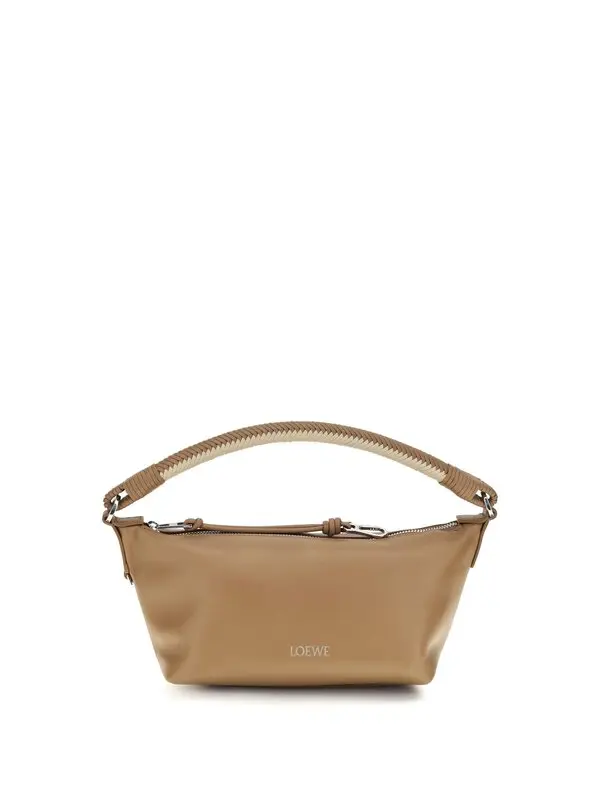 Loewe Mini Cala Lamb Leather Shoulder Bag - Brown