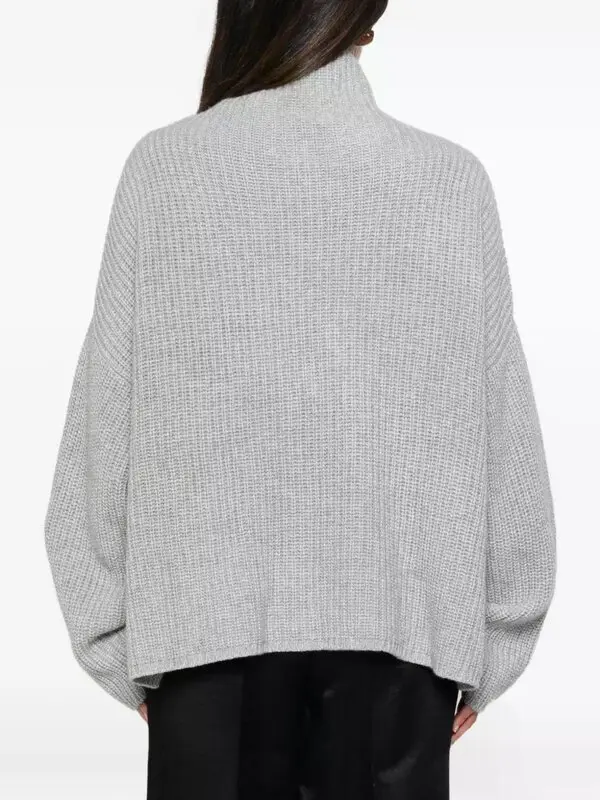 Liviana Conti Curved-hem Sweater