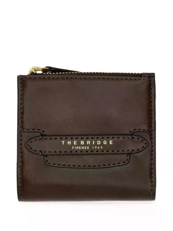 THE BRIDGE Logo-print Leather Wallet