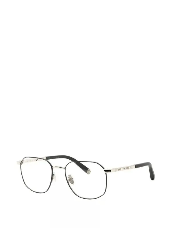 Philipp Plein Geometric Frame Eyeglasses - Black
