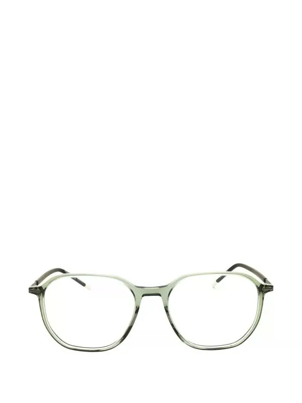 Hugo Geometric Eyeglasses - Green