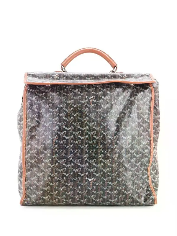 Goyard Saint Leger Briefcase Coated Canvas Backpack