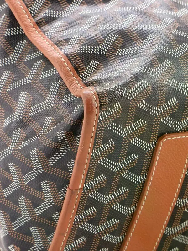 Goyard Saint Leger Briefcase Coated Canvas Backpack
