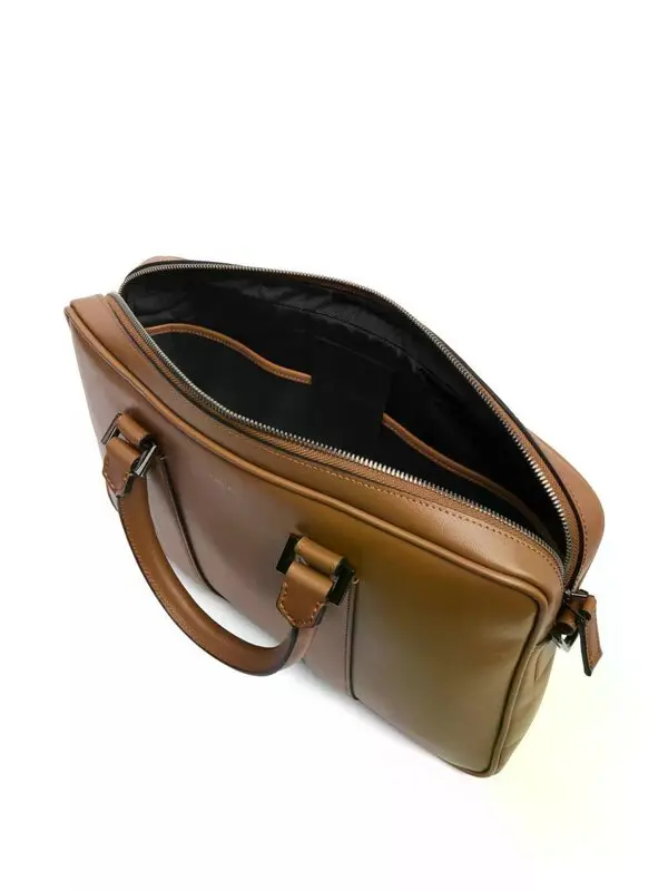 LANCEL Edgard Leather Briefcase