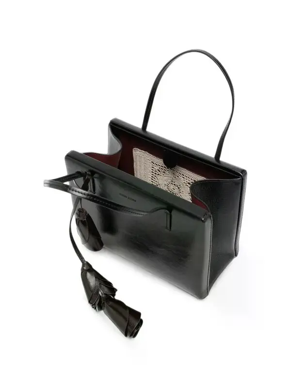 Magda Butrym Flower-pendant Leather Tote Bag