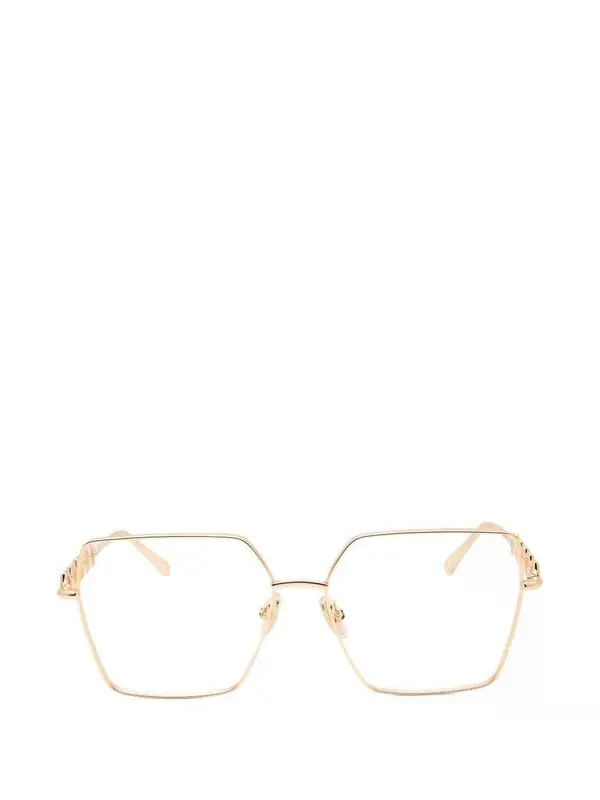 Philipp Plein Geometric Eyeglasses - Gold