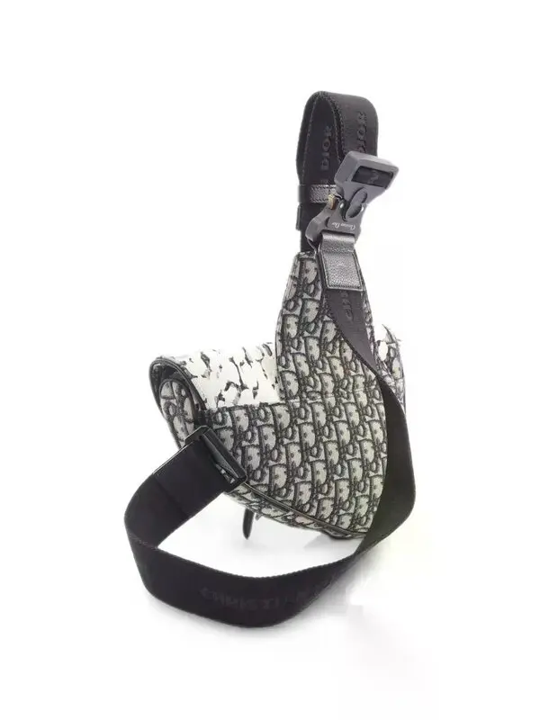 Dior 2010s X Raymond Pettibon Oblique Cross Body Bag - Blue
