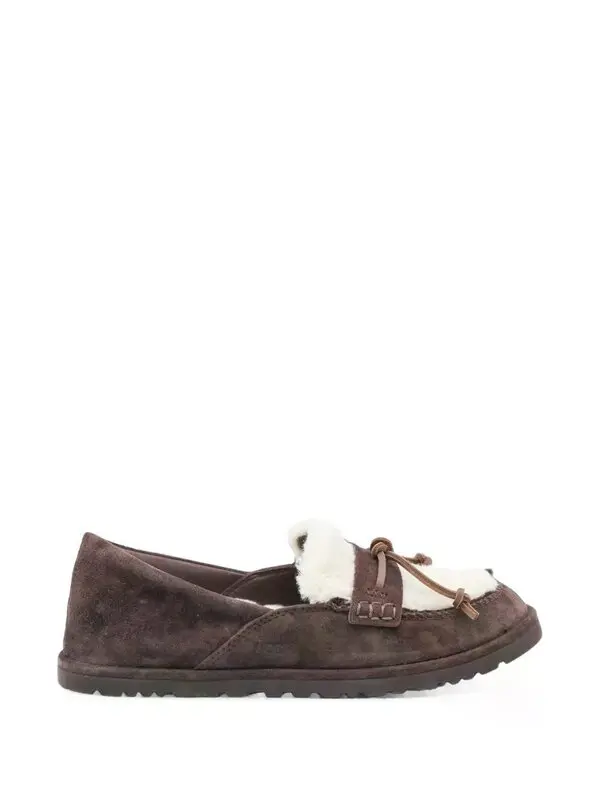UGG Zora Shearling-trim Loafers