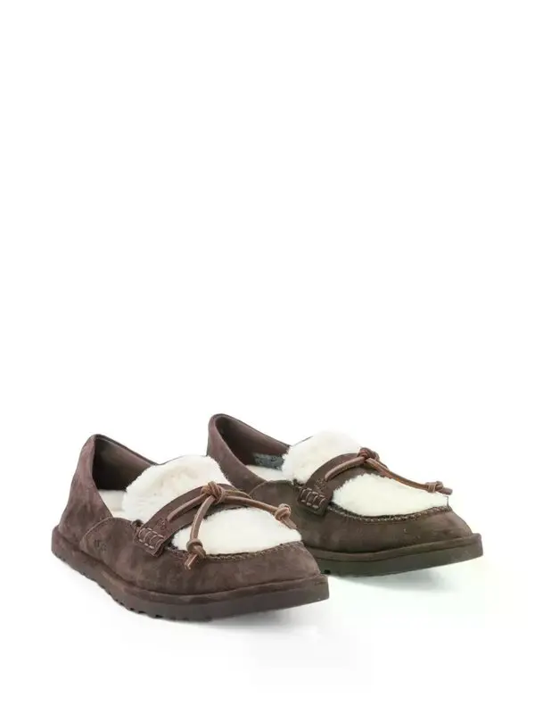 UGG Zora Shearling-trim Loafers