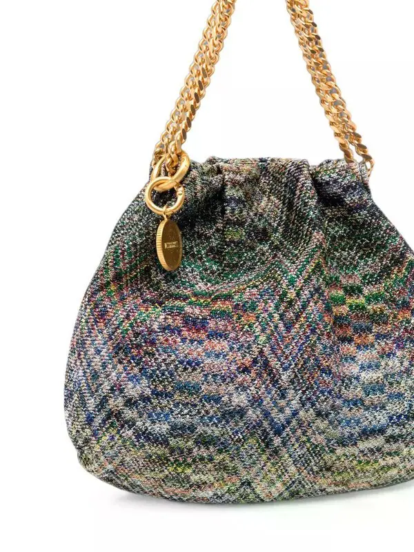 Missoni Stereo Flame Pattern Drawstring Tote Bag