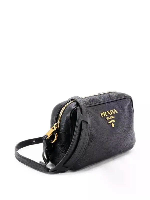 Prada Dual Strap Camera Bag Vitello Daino Crossbody Bag