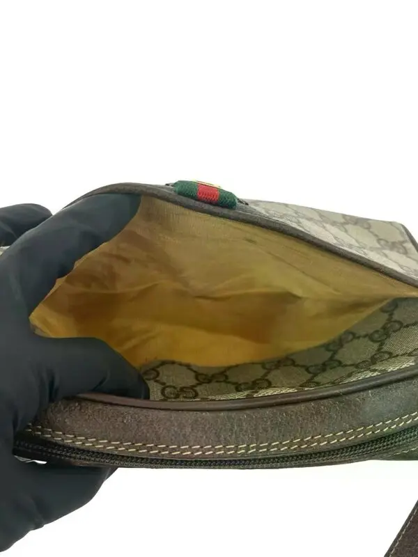 Gucci 20th Century Gg Supreme Web Crossbody Bag