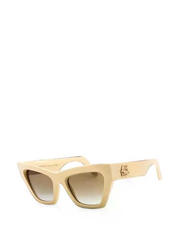 Etro Pegasus Embellishment Cat-eye Sunglasses - Neutrals