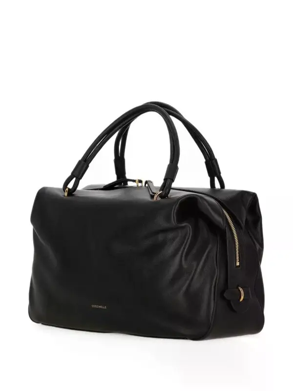 COCCINELLE Medium Lizzie Leather Tote Bag - Black