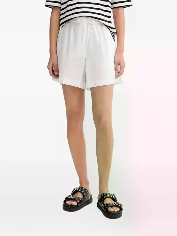 Marc O'polo Drawstring Elasticated Cotton Shorts - White