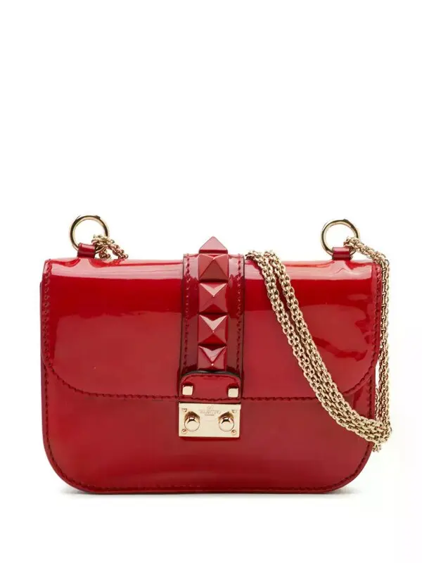 Valentino Garavani Glam Lock Shoulder Bag - Red